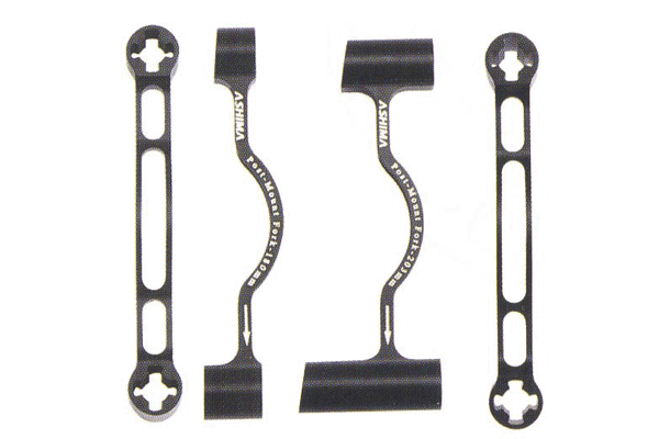 Ashima Post Mount Adapter Front 203mm Black Revolution Cycle