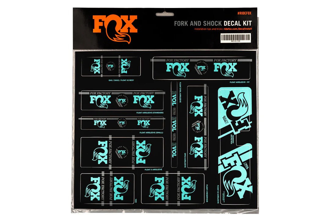 Fox Heritage Fork & Shock Decal Kit Revolution Cycle