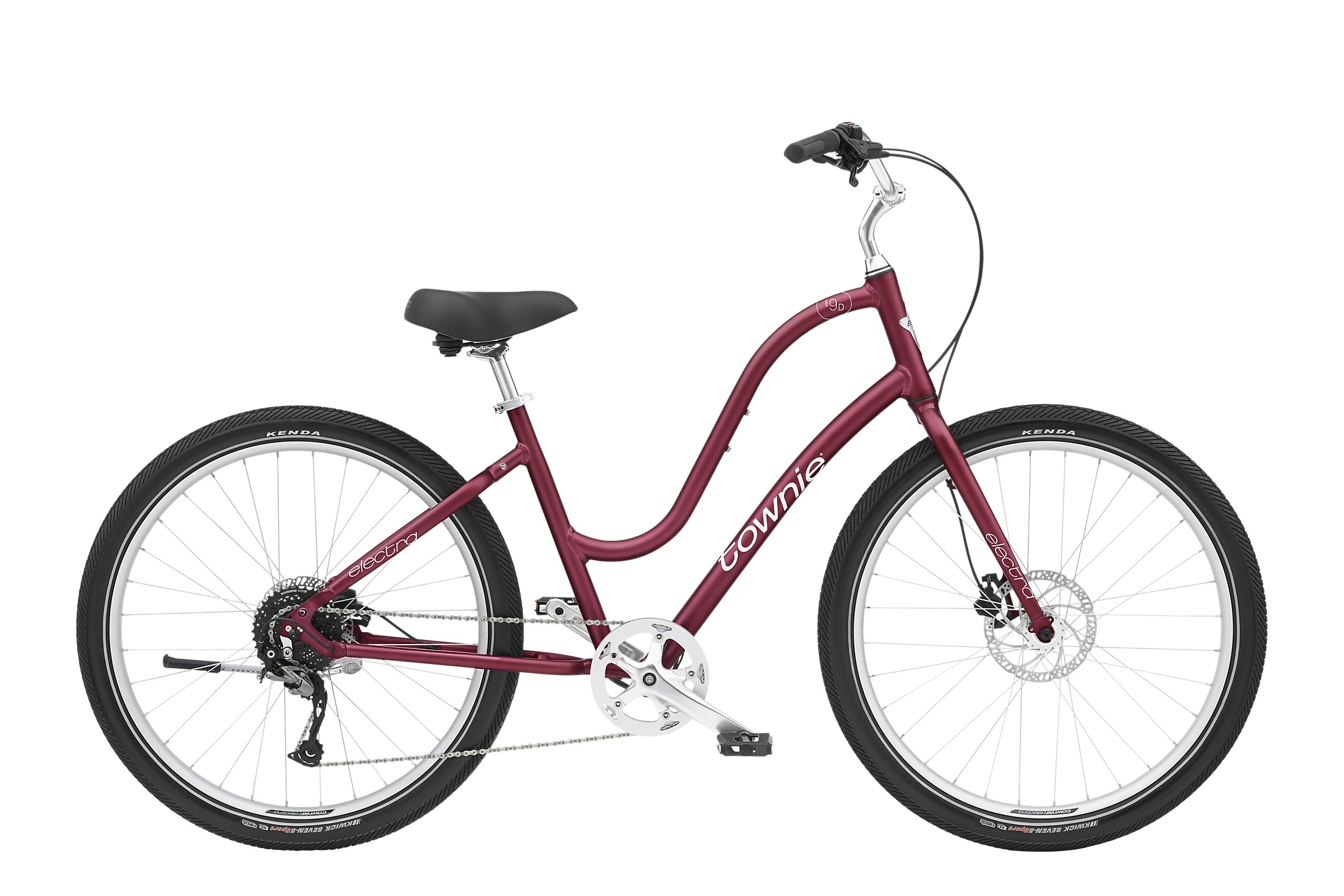 Electra 2022 Townie Path 9D Step Thru Matte Rosewood Revolution Cycle