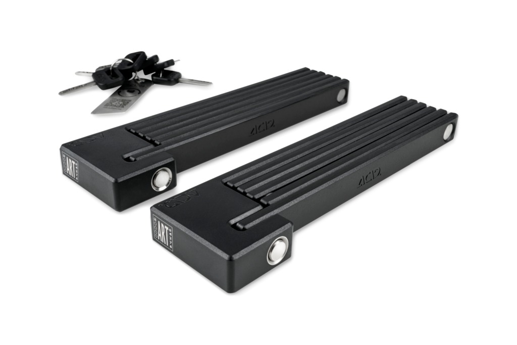 Cube Acid Folding Lock RIGID100 PURE Twin Pack Black Revolution Cycle