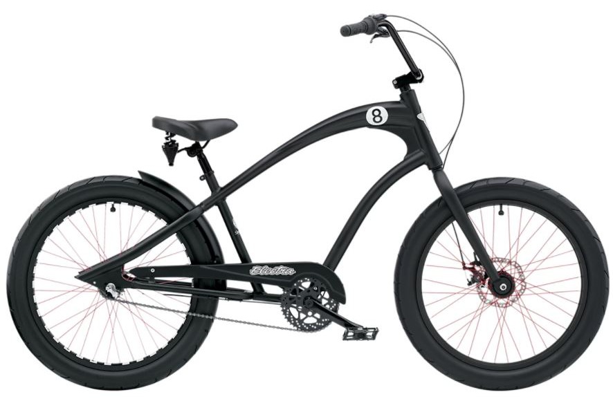 Electra 2021 Straight 8 8I Men's 24 Black Satin Revolution Cycle