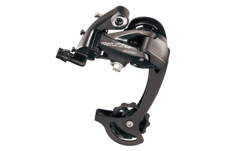 microSHIFT Rear Derailleur Mezzo M36 8/9 Speed Long Cage Black ...