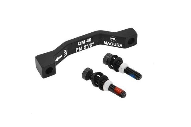Magura QM40 Brake Caliper Adaptor, 180mm rotor with PM 6" mounts ...